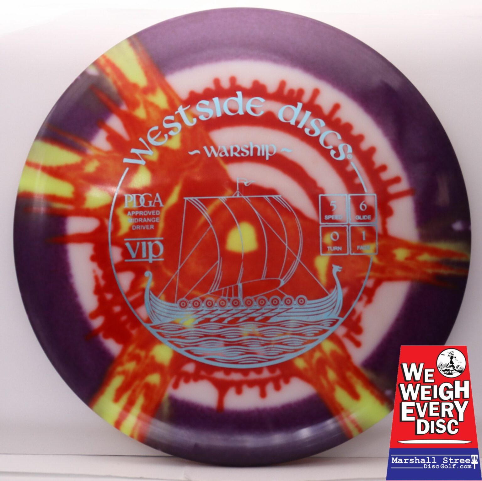 Tie-Dye VIP Warship • Marshall Street Disc Golf
