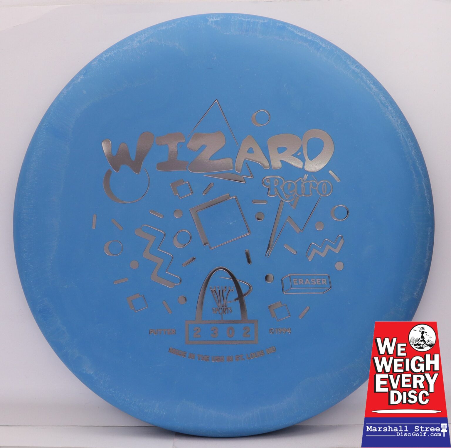 Eraser Retro Wizard • Marshall Street Disc Golf