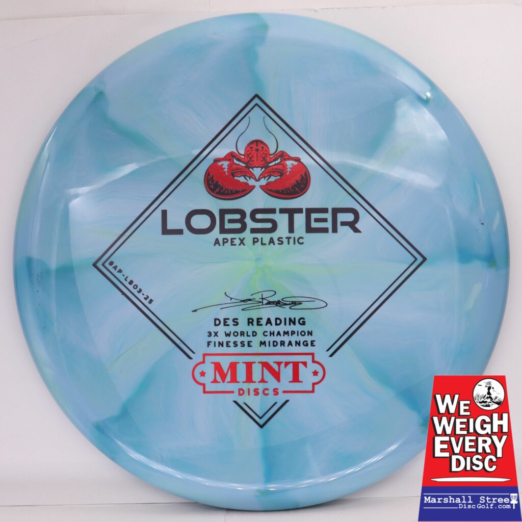 Swirly Apex Lobster, Des Reading • Marshall Street Disc Golf