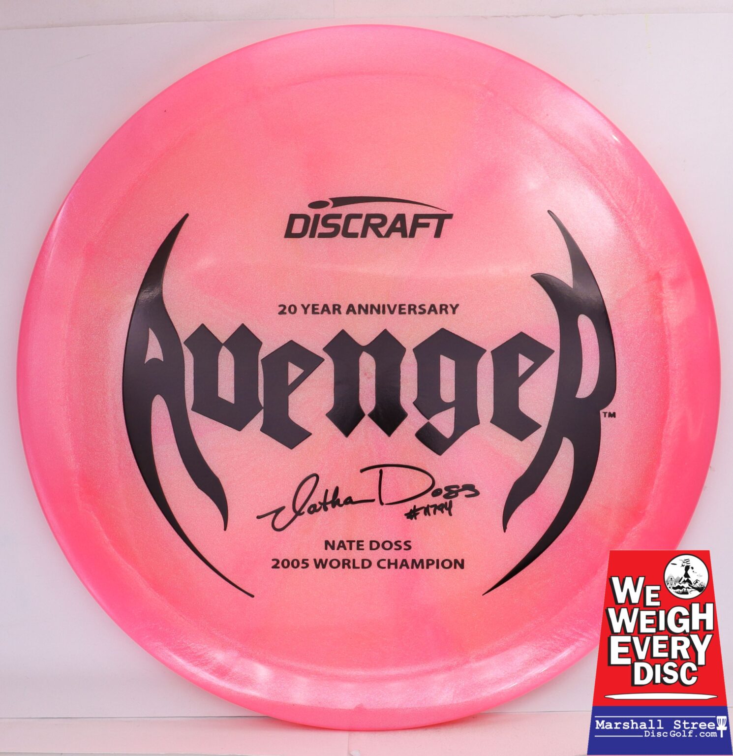 Z Swirl Avenger, Nate Doss 20 Year Anniversary • Marshall Street Disc Golf