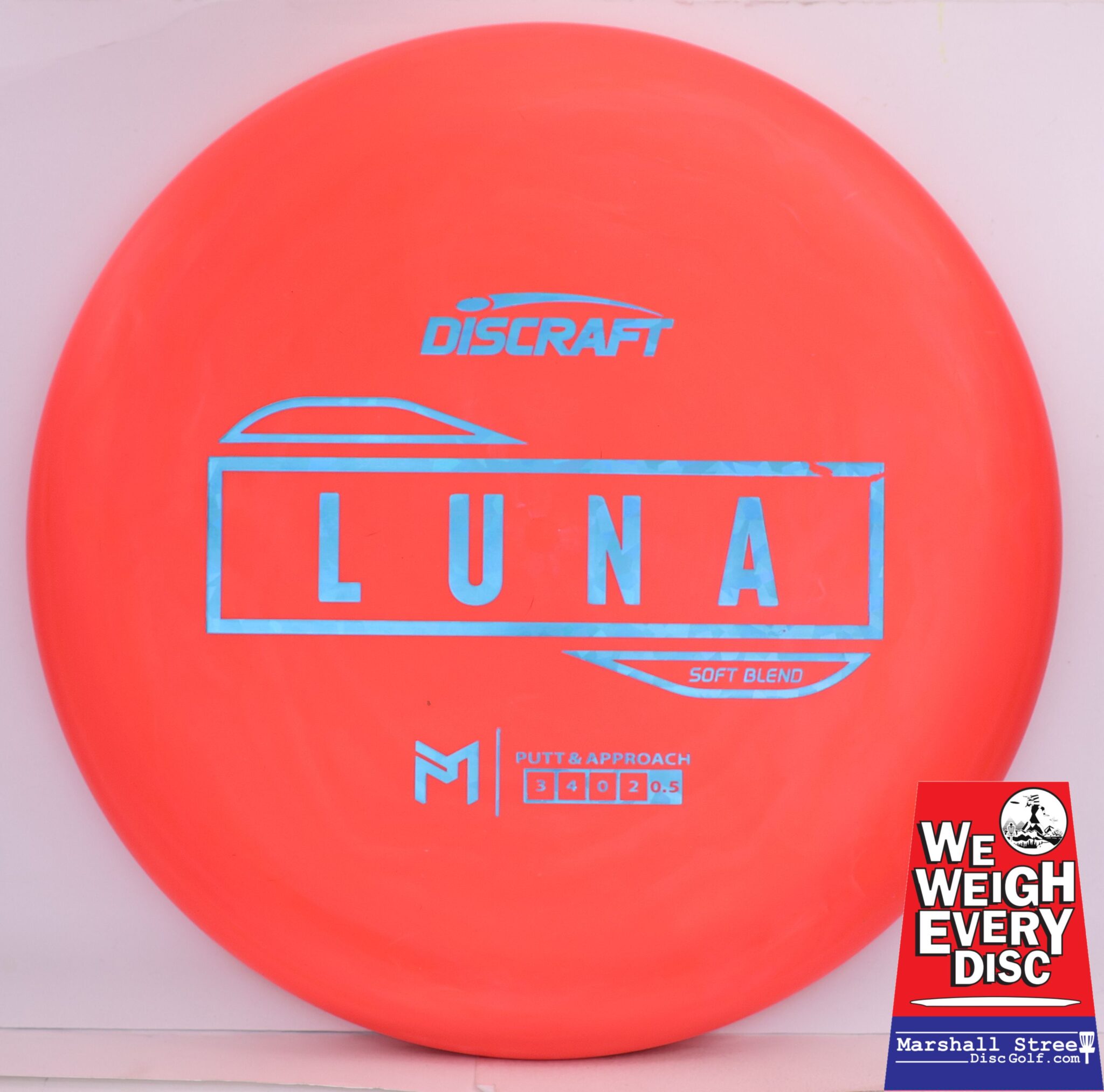 X-Out Putter Line Soft Luna, Paul McBeth • Marshall Street Disc Golf