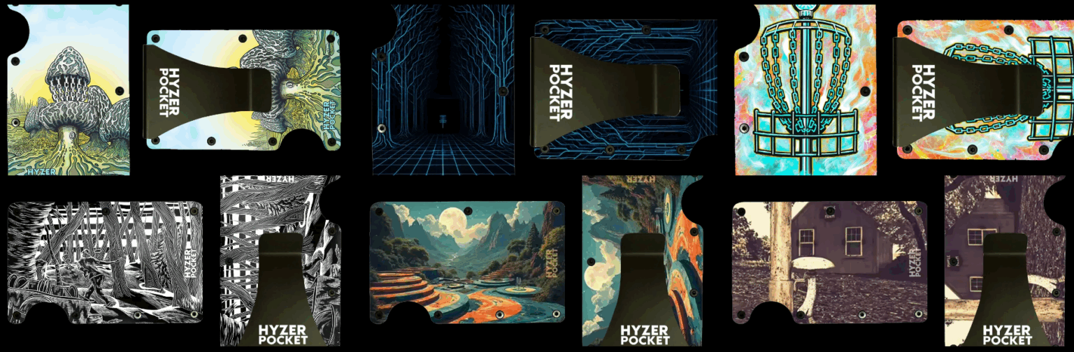 Hyzer Pocket Wallet • Marshall Street Disc Golf