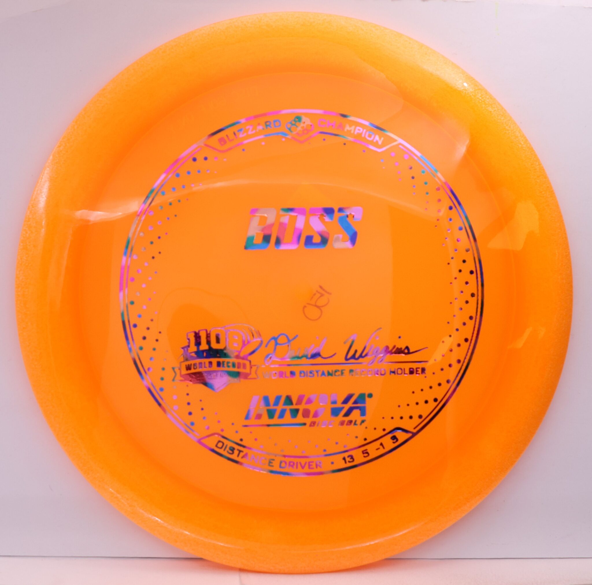 Blizzard Boss, Wiggins 1108 • Marshall Street Disc Golf