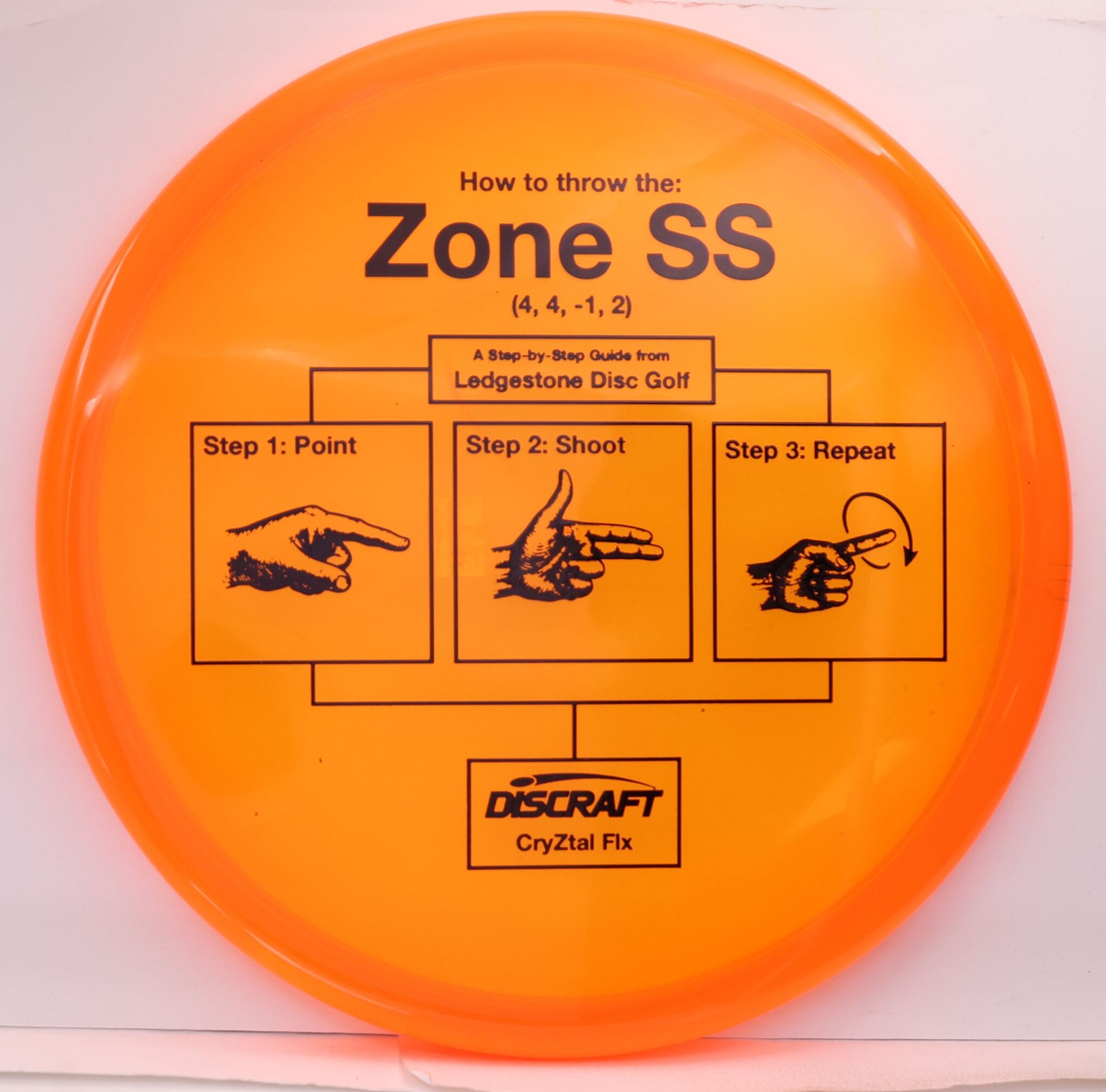 CryZtal FLX Zone SS, 2026 Ledgestone Edition • Marshall Street Disc Golf