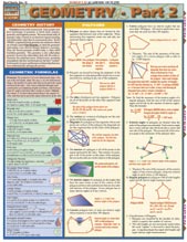 Matthews MUSC Bookstore : Geometry Part 2 Laminated Reference Chart