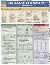 Campus Store : Organic Chemistry: Fundamentals Laminated Reference Chart