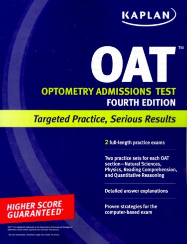 MatthewsBooks.com - 9781419550355 (1419550357) : Kaplan OAT (Optometry ...