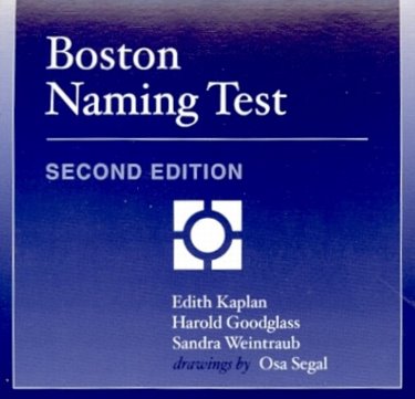MatthewsBooks.com - () : Boston Naming Test: BDAE Naming Test Stimulus ...