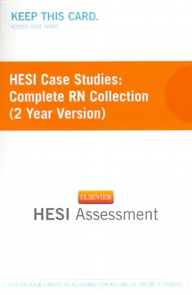 MatthewsBooks.com - 9781455727063 (1455727067) : HESI Case Studies ...
