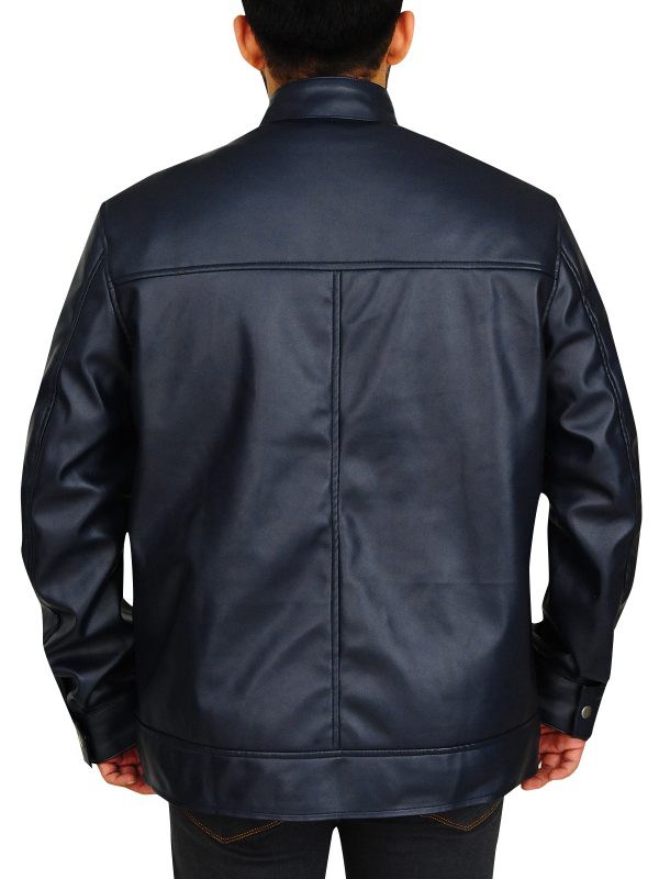 Electric Blue Leather Jacket For Men | Men's Jacket