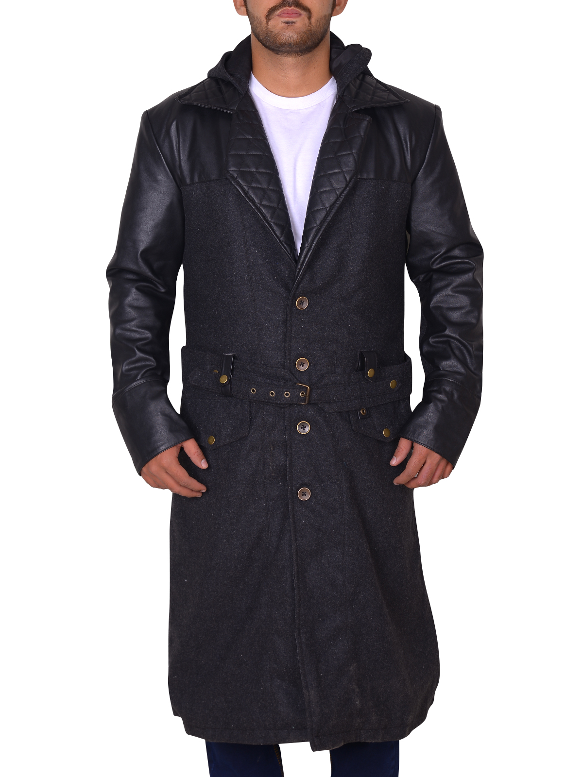 Stylish Black Brando Long Jacket - MauveTree.com