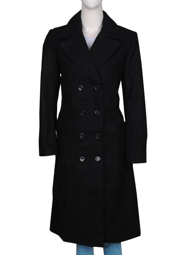 Elegant Black Long Coat For Female | Women Jacket | MauveTree