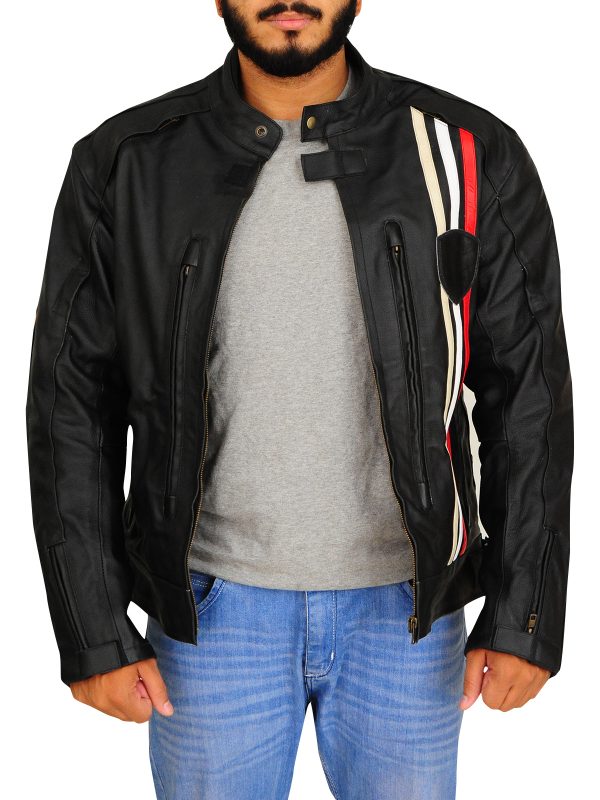 Triumph Retro Rider Men Leather Jacket | Men Jackets | MauveTree