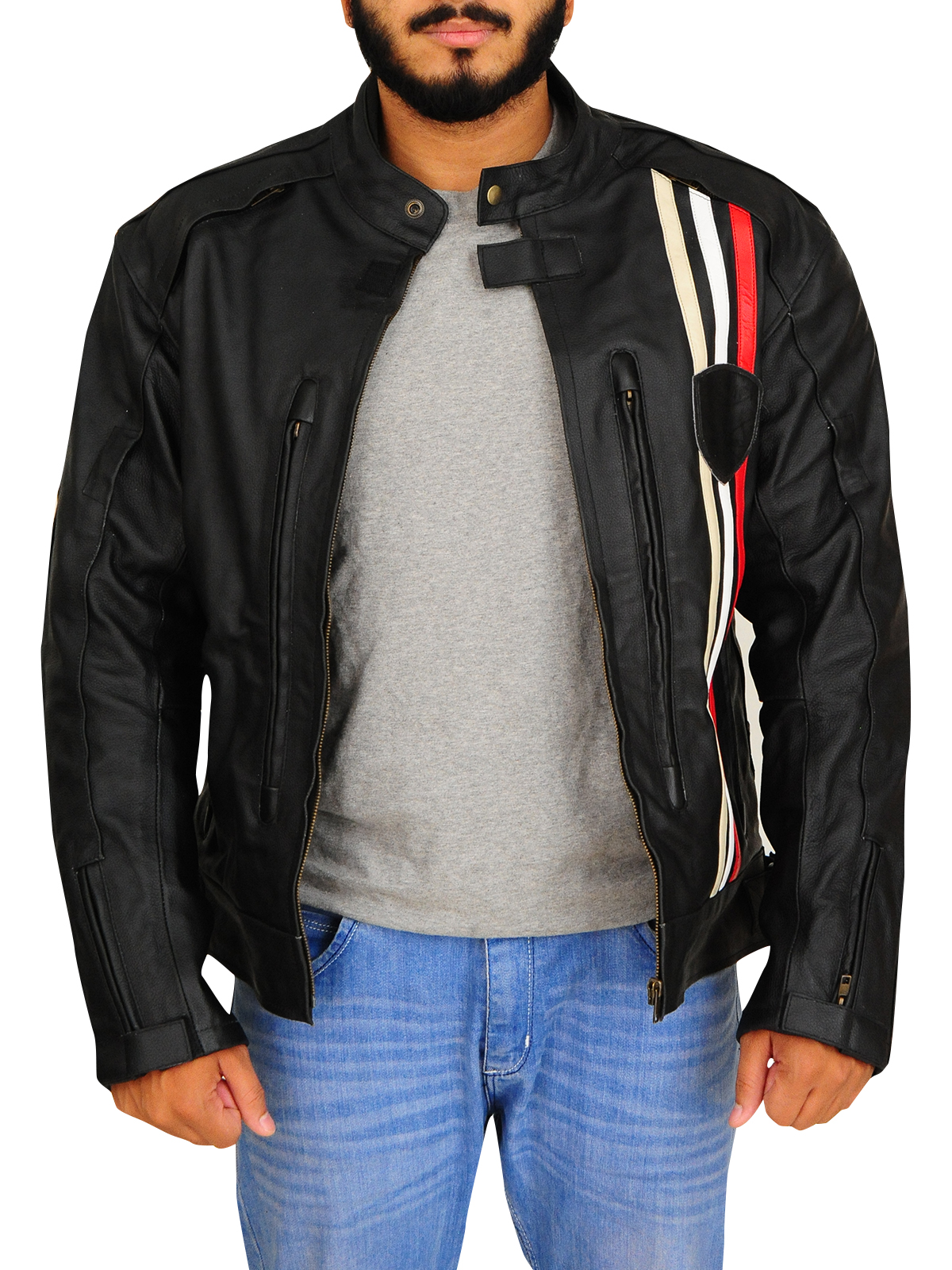 Triumph Retro Rider Men Leather Jacket | Men Jackets | MauveTree