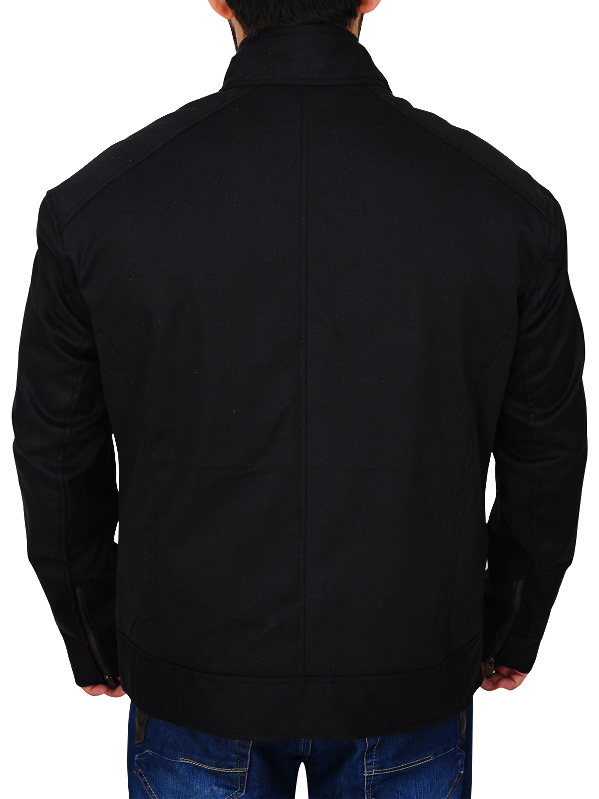 Classic Men's Black Cotton Jacket | Men Jackets | MauveTree