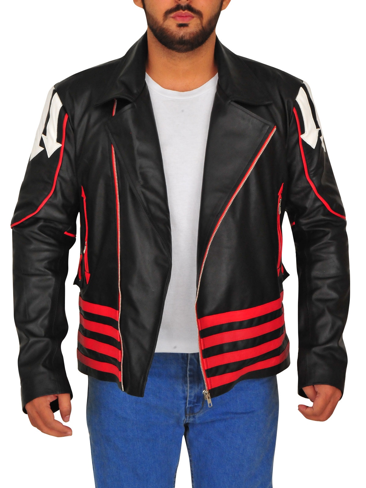 Iconic Freddie Mercury Leather Jacket - Men Jacket - MauveTree