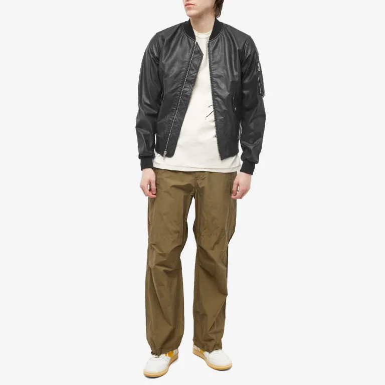 Men Smoky Black Leather Jacket - Men Jacket - MauveTree