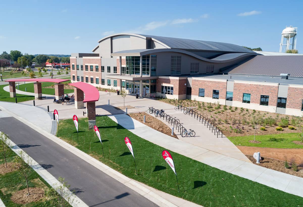 Miron Construction | University of Wisconsin-River Falls Falcon Center ...