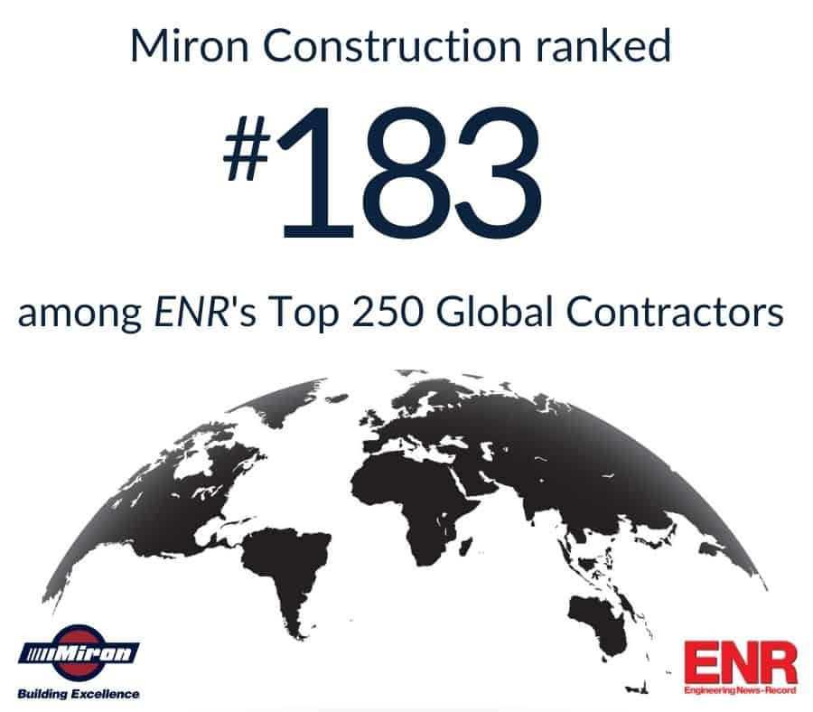 Miron Construction | Miron Construction named Top Global Contractor