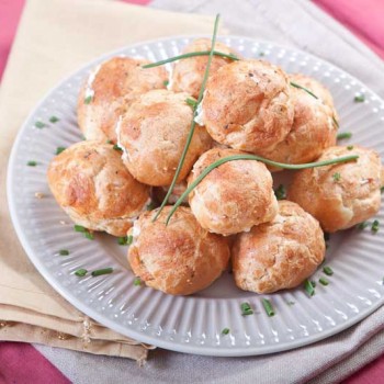 Cream Cheese & Chive Profiteroles - With step by step instructions on ...