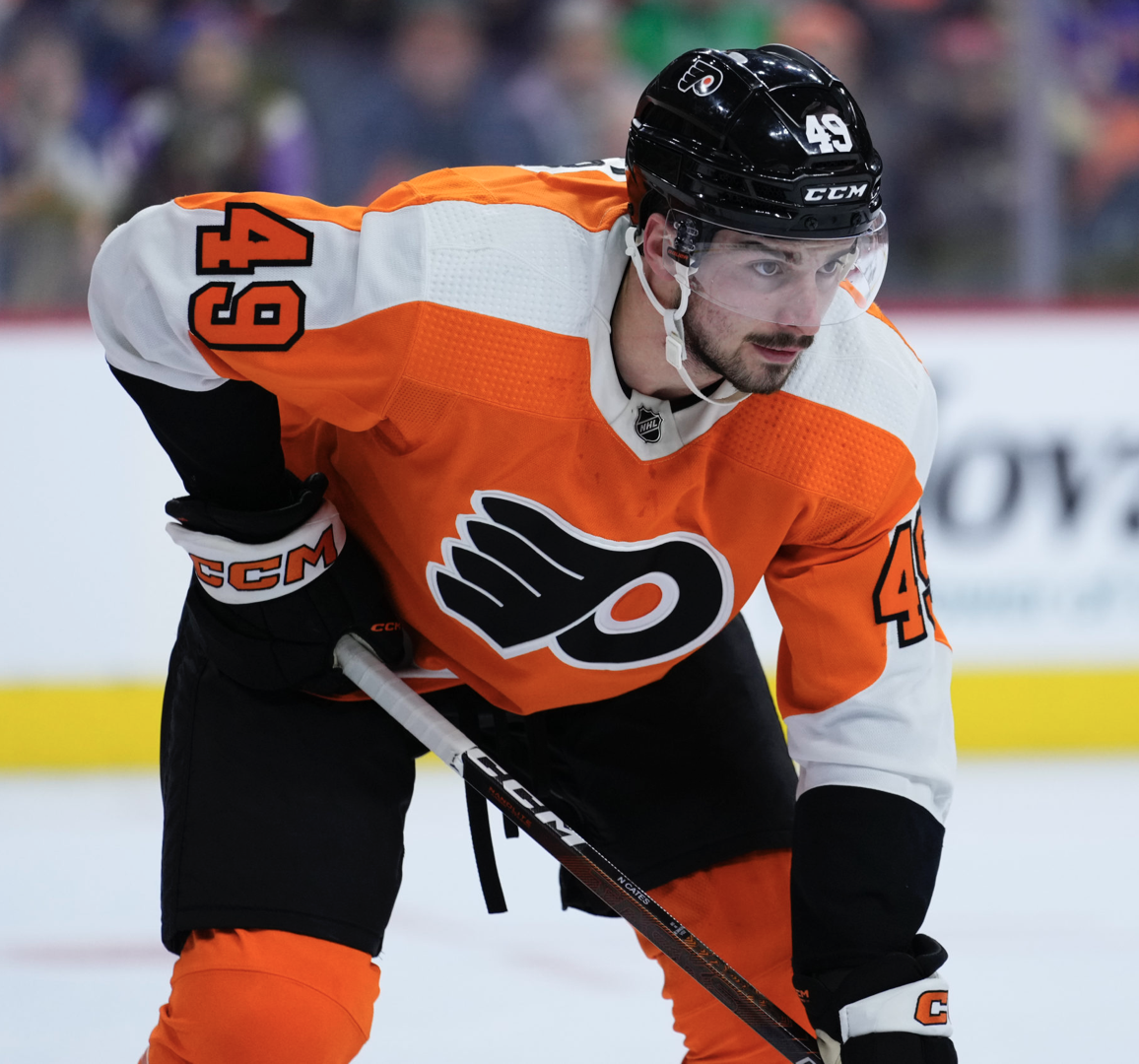 Flyers’ Forward Noah Cates Files For Salary Arbitration