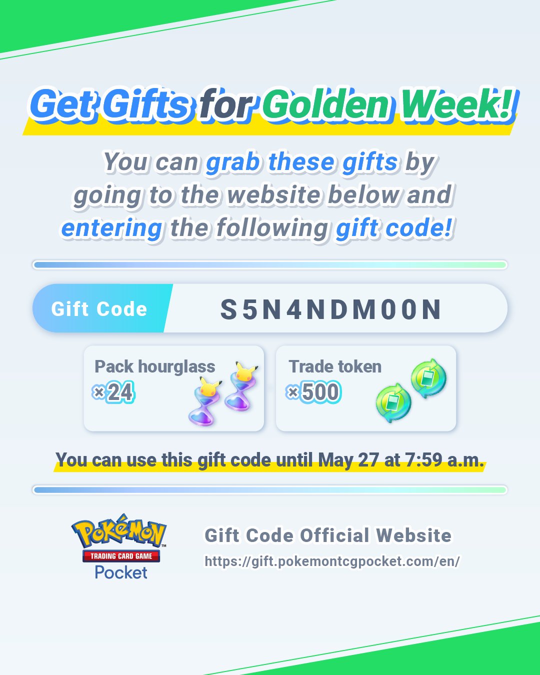 Golden Week Gifts | Pokémon Zone