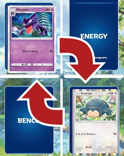 Gusting effects in Pokémon TCG Pocket | Pokémon Zone