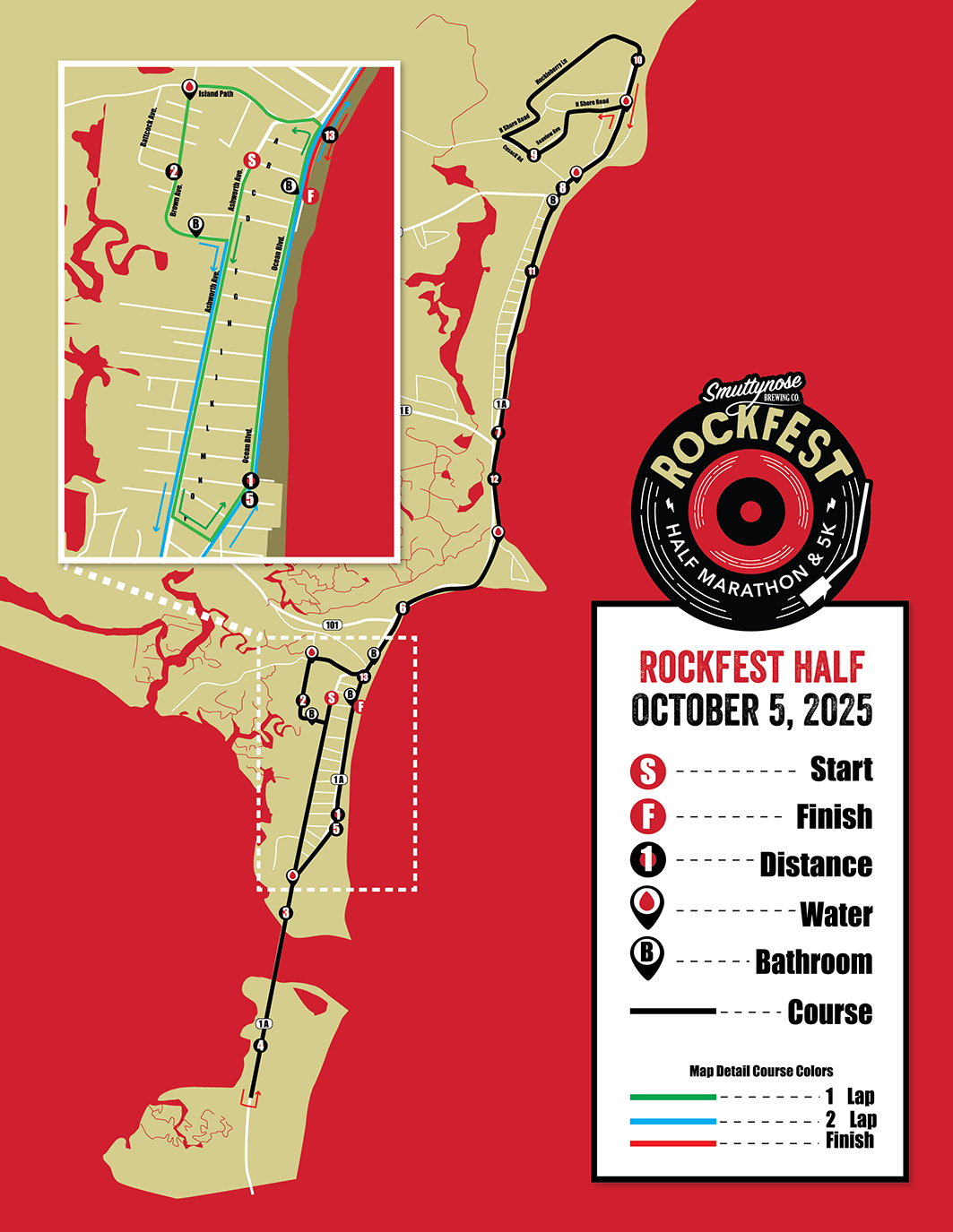 Rockfest Half Marathon & 5K Race Details
