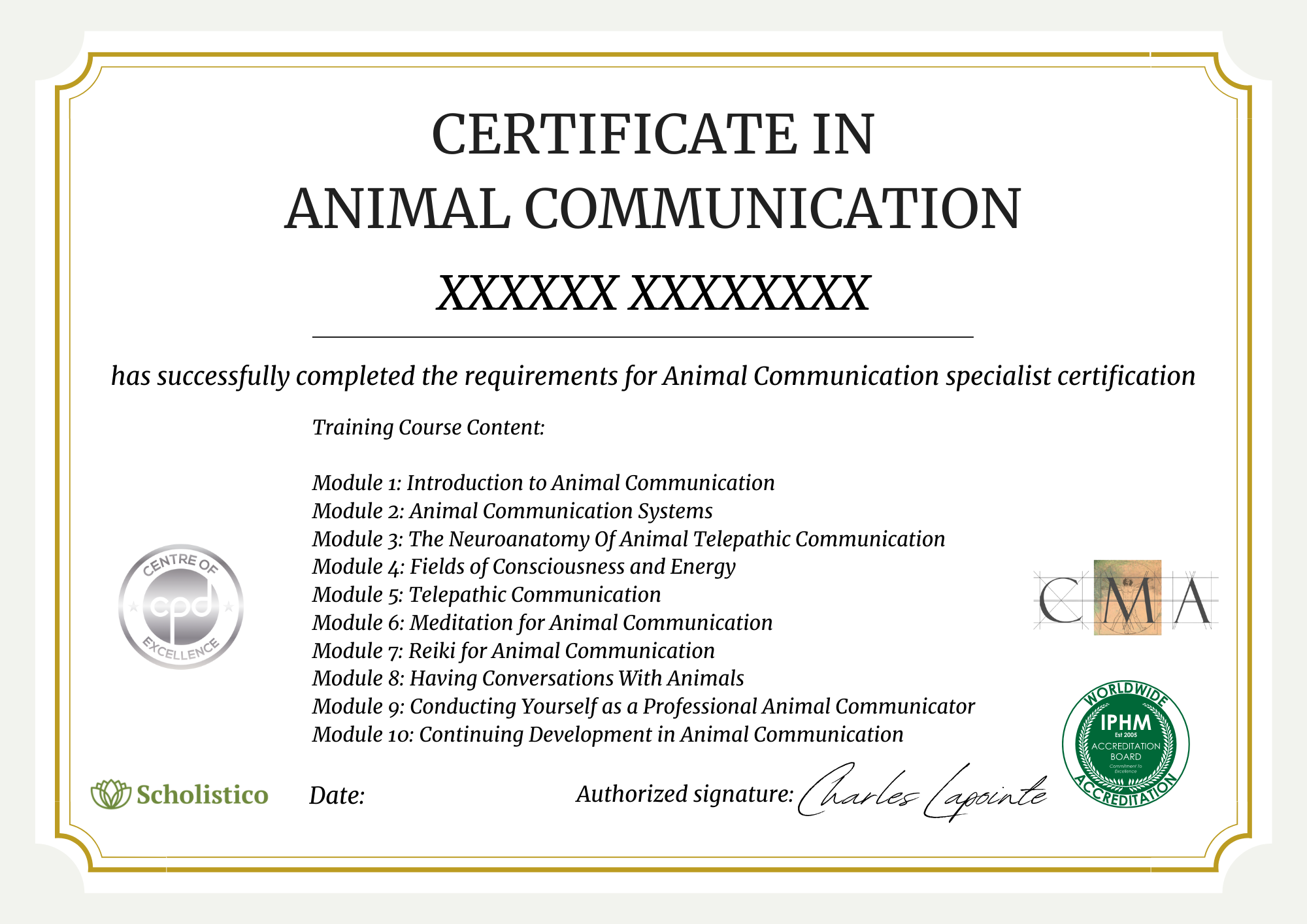Animal Communication Specialist Certification Course - Scholistico