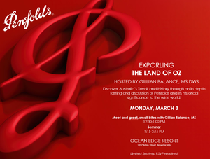 Martignetti Companies – Penfolds Grange Tasting and Meet & Great with ...