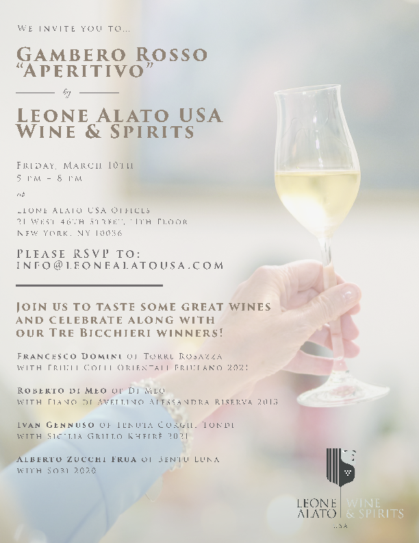 Leone Alato USA Wine & Spirits – Leone Alato USA W&S - Aperitivo ...
