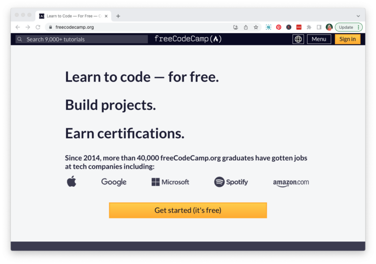 100+ Free Online Websites to Learn to Code for Beginners - Skillcrush