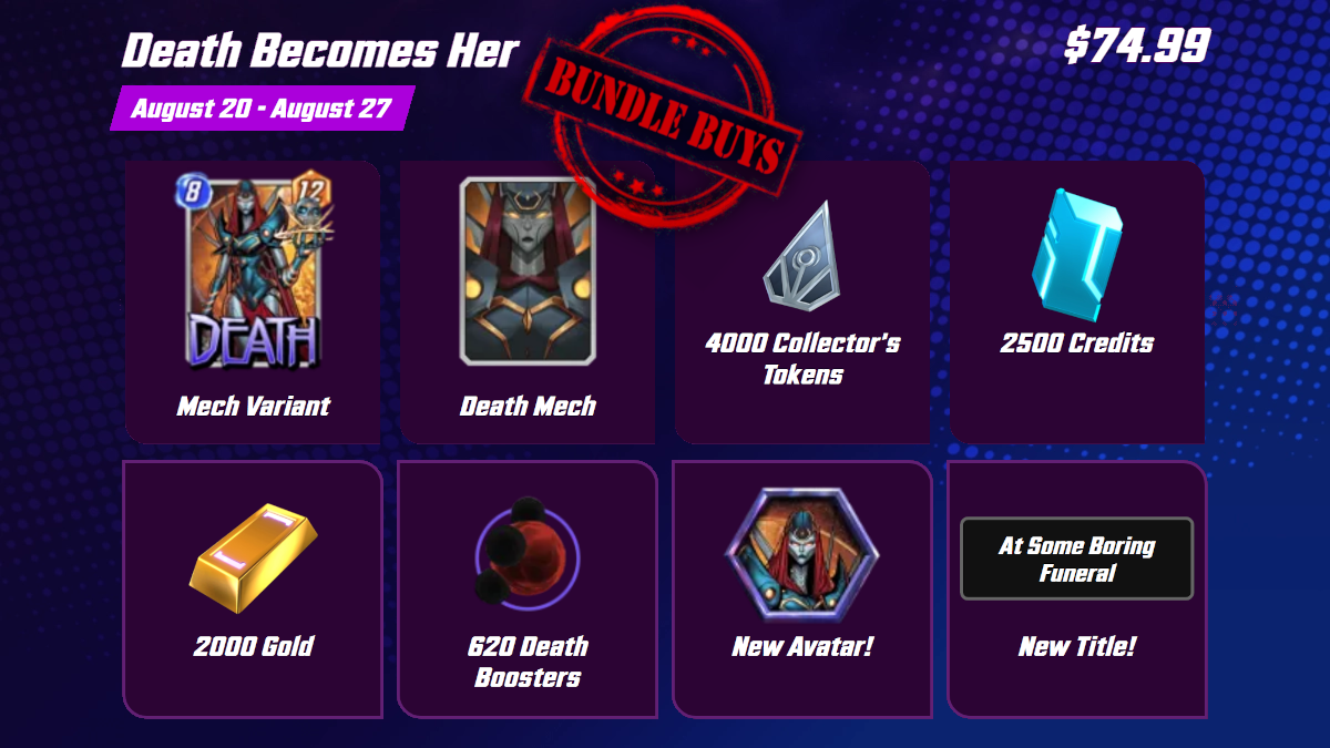 Bundle Buys : Death Becomes Her - snap.fan