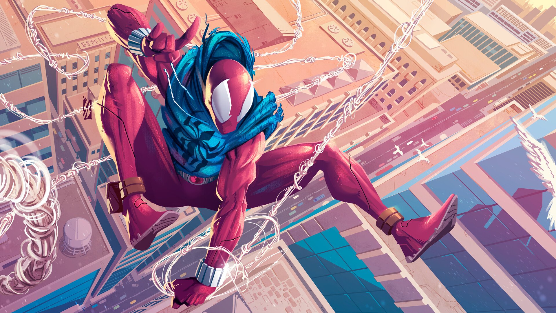 Ben Reilly Scarlet Spider Wallpaper