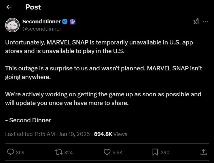 What Went Wrong - Marvel Snap’s Ban in the U.S. - snap.fan