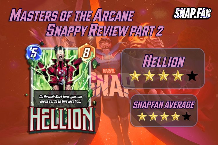 Snappy Review - Masters of the Arcane pt. 2 - snap.fan