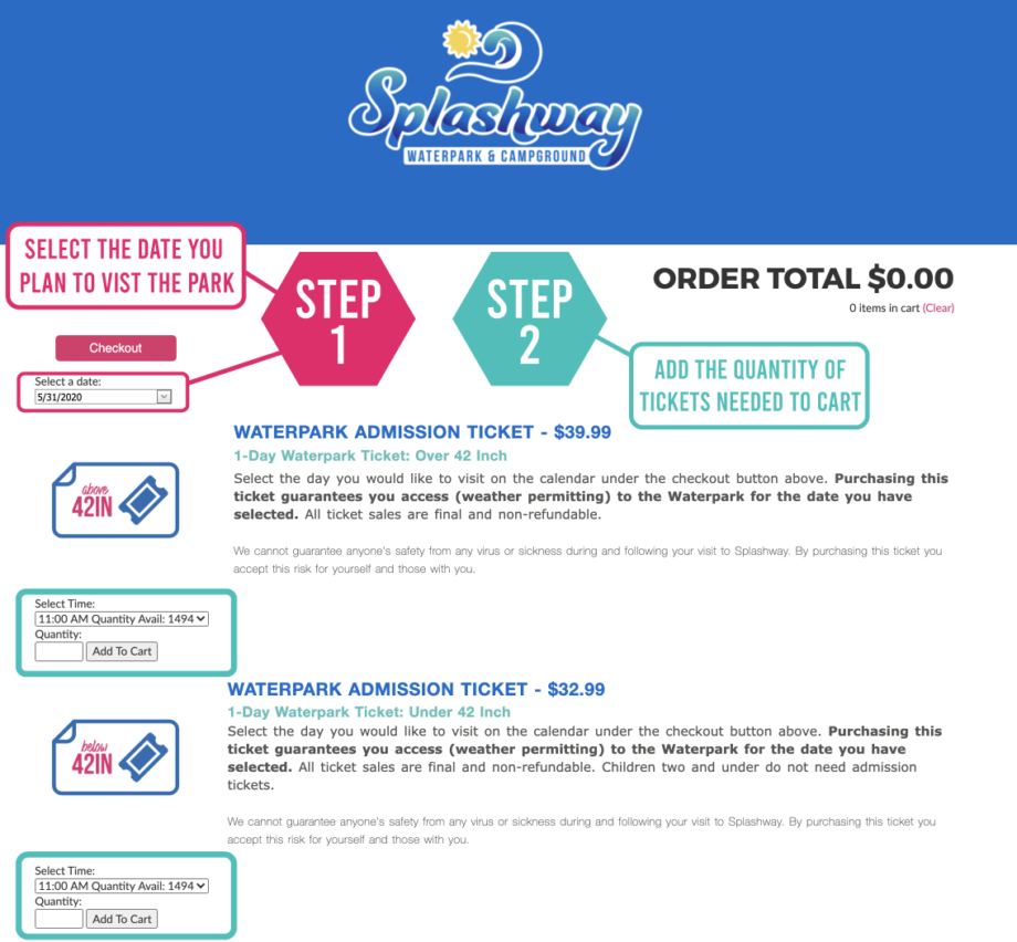 New Online Ticketing