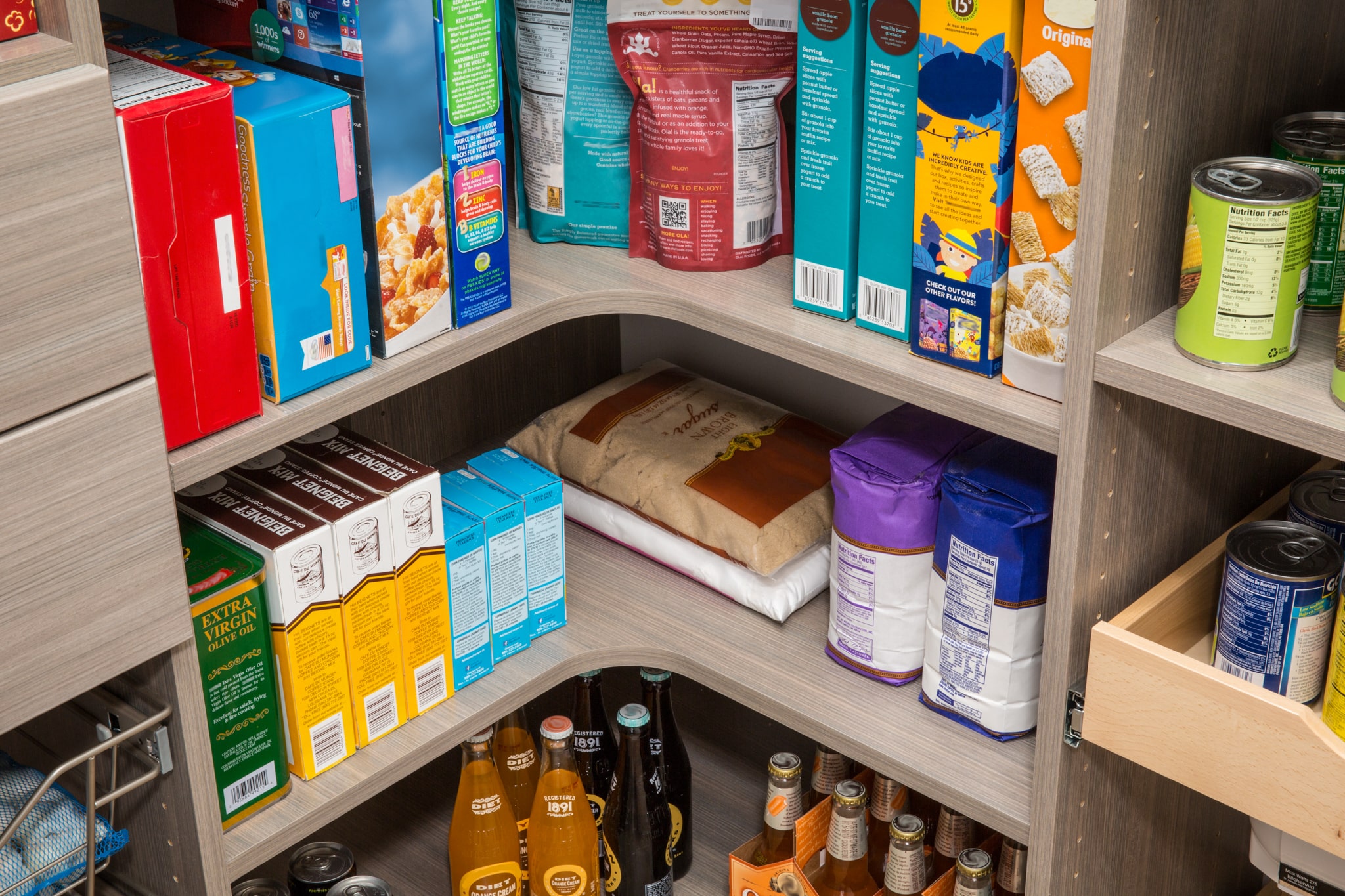 Built-in Racks and Dividers | EasyClosets