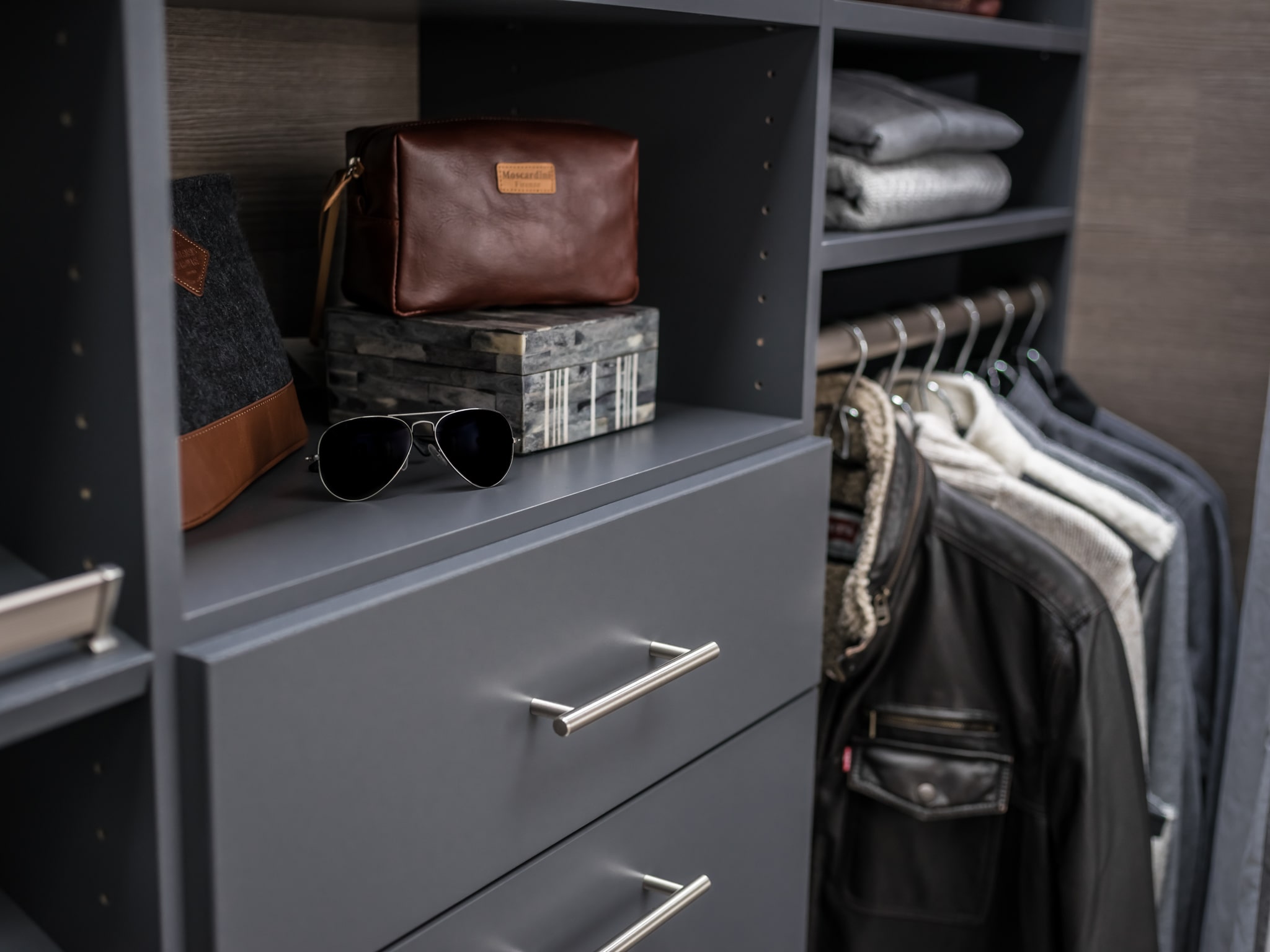 Slanted Shoe Shelves | EasyClosets