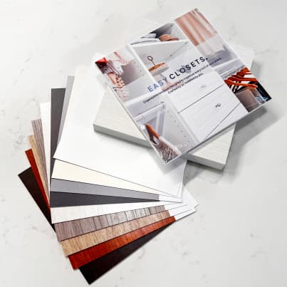 Request a complimentary sample kit | EasyClosets