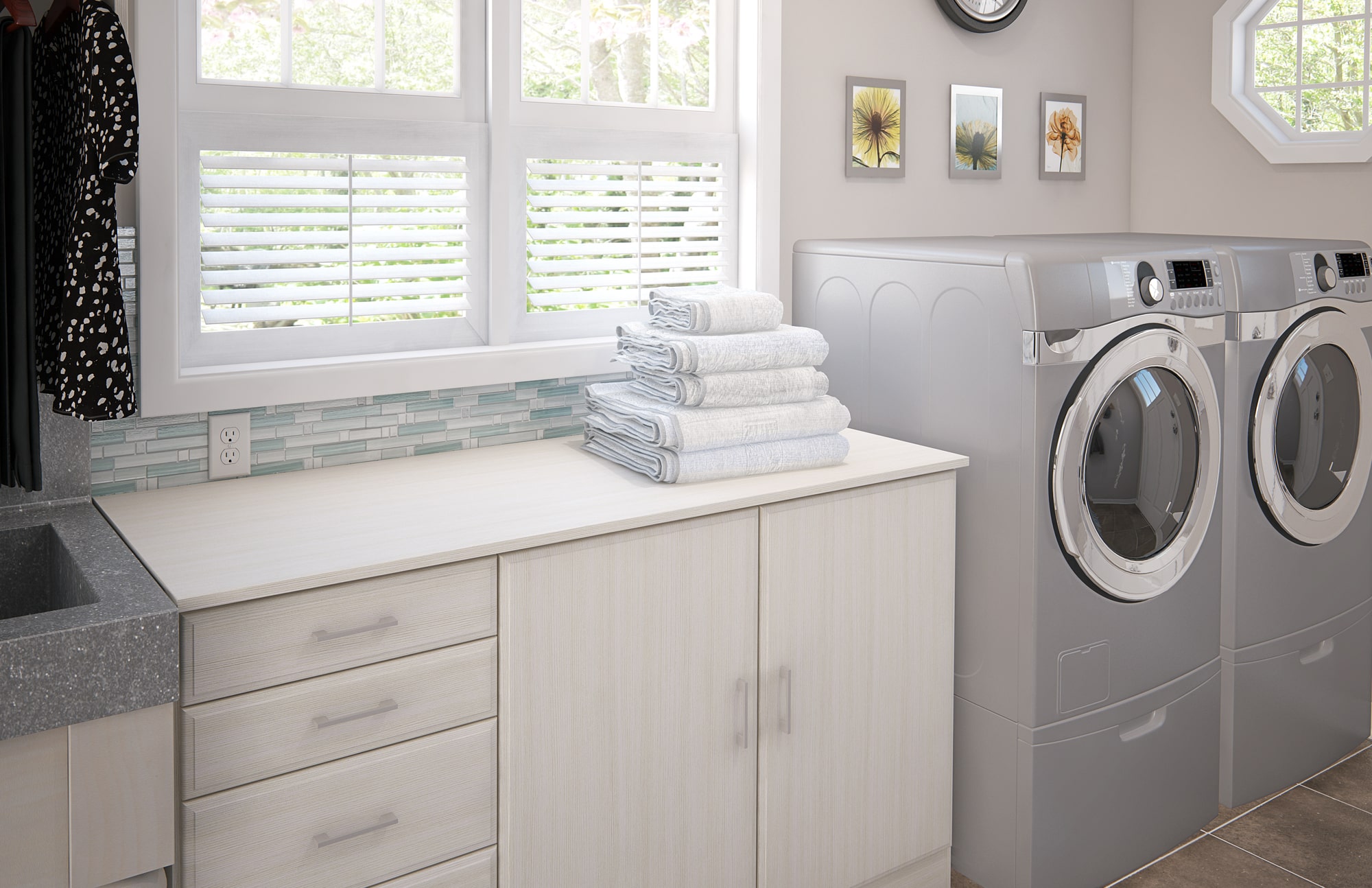 Modern Laundry Room | EasyClosets