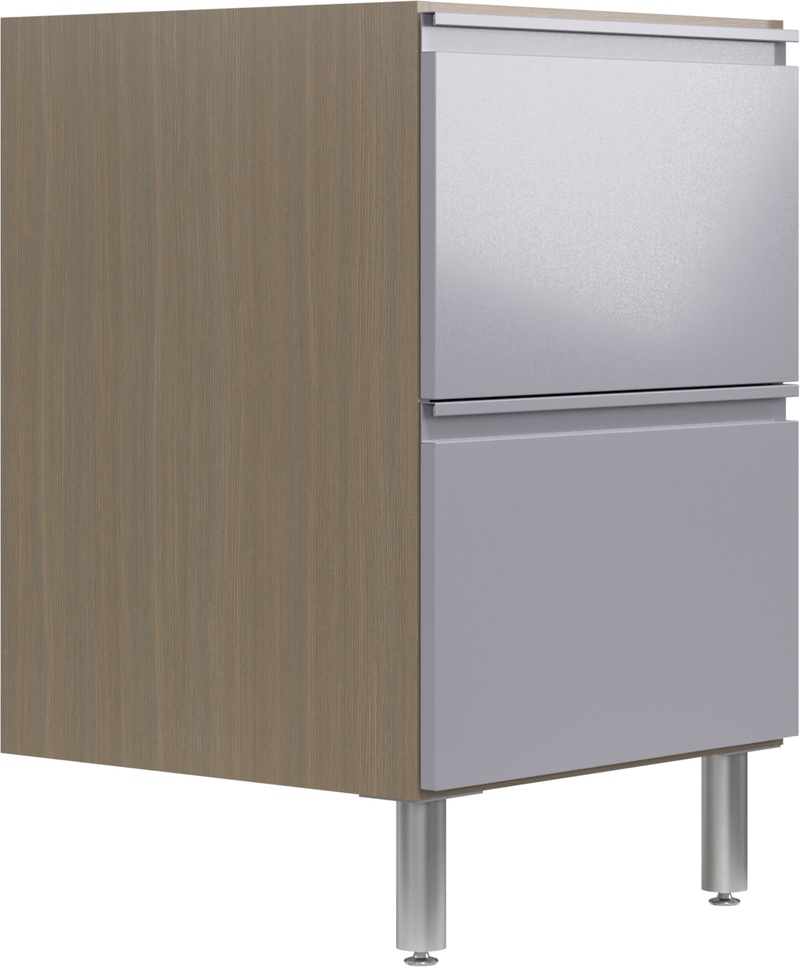 24" Deep x 24" Wide Base Cabinet with 2 Drawers | EasyGarage