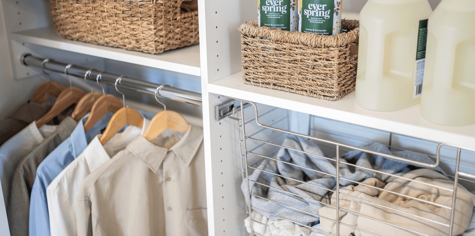 Custom Laundry Room Organization | Optimize Laundry Space | EasyClosets