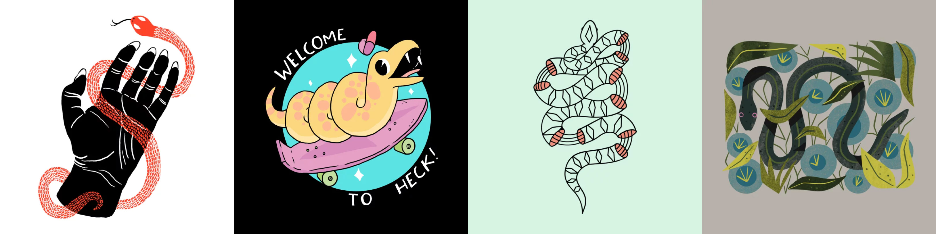 Year of the Snake. Shop the winning designs! | Threadless