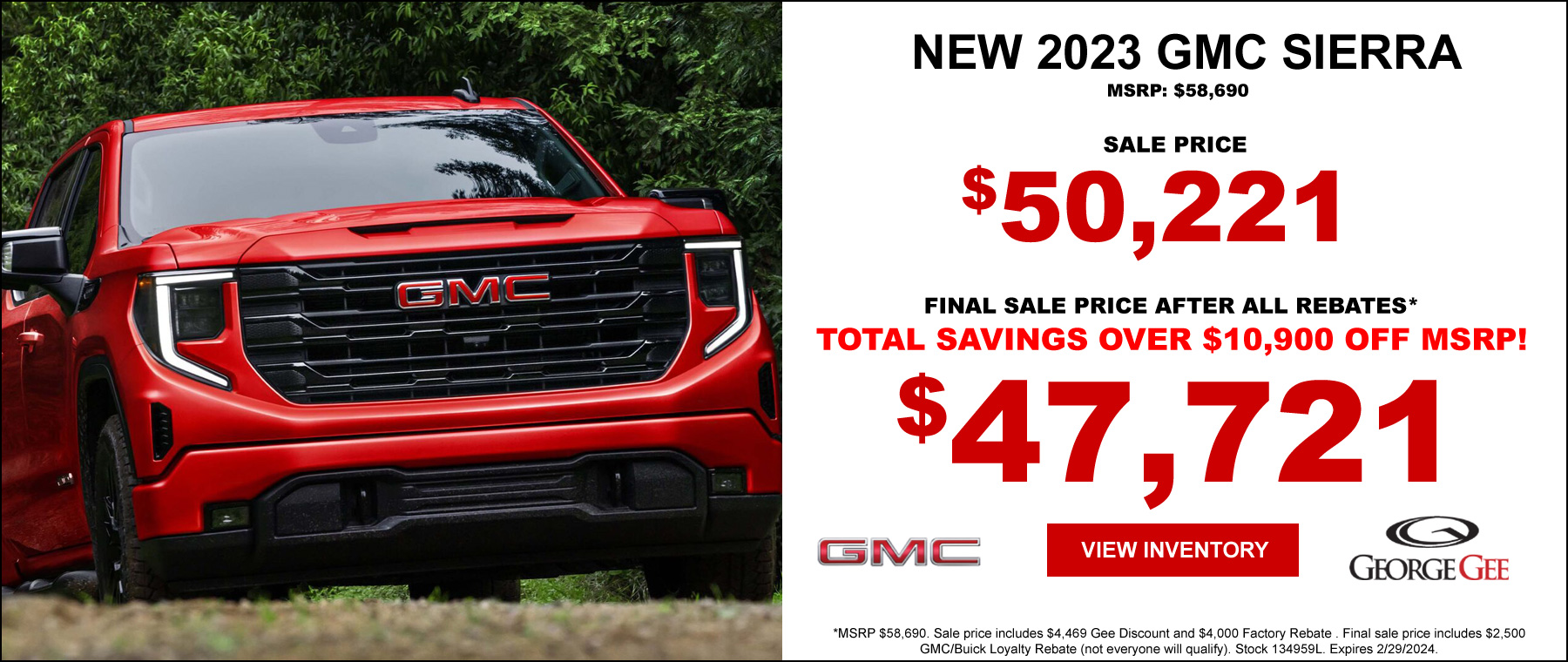 Current New GMC Specials Offers | George Gee GMC