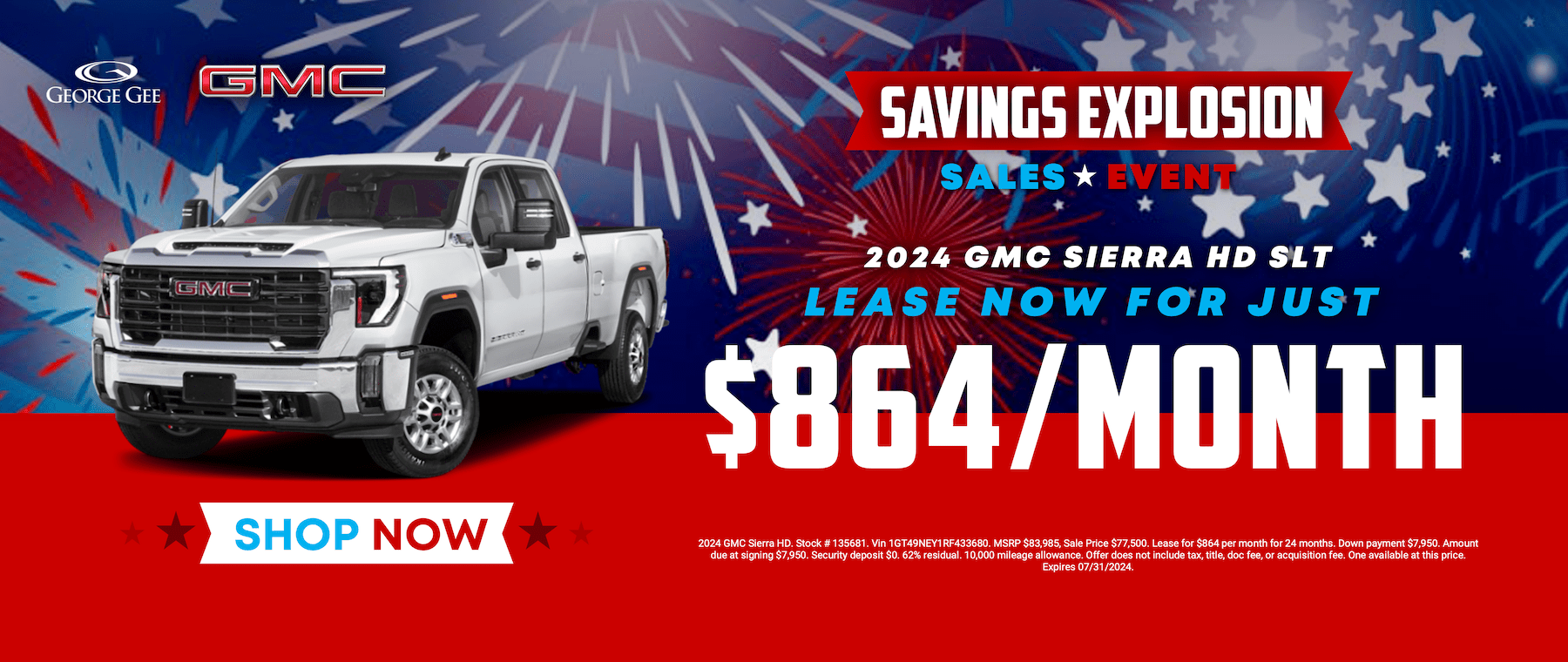 Current New GMC Specials Offers | George Gee GMC