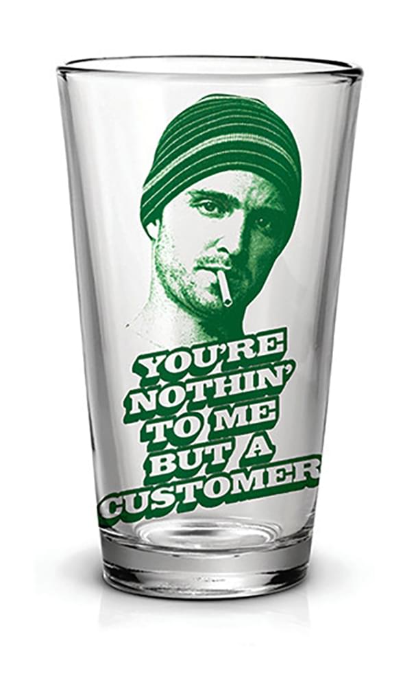 Just Funky Breaking Bad Jesse Just A Customer 16oz Pint Glass