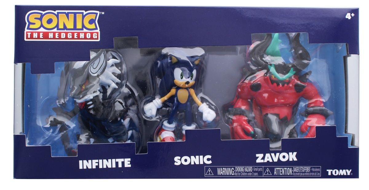 Sonic the Hedgehog 3-Inch Figure 3-Pack - Infinite/ Zavok/ Sonic ...