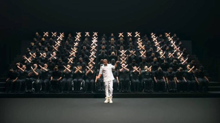 An Expressive Hand Ballet Performed by 128 Performers in Wheelchairs ...