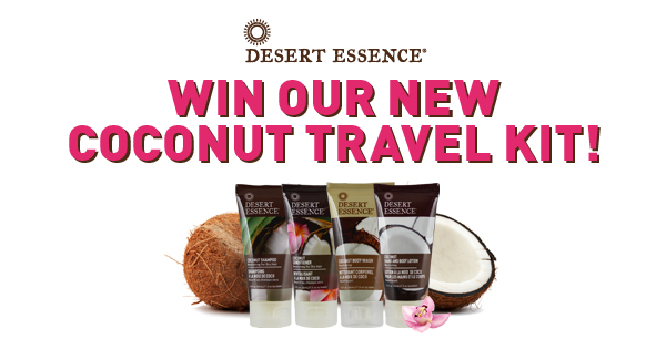 Desert Essence | Win Our NEW Coconut Travel Kit